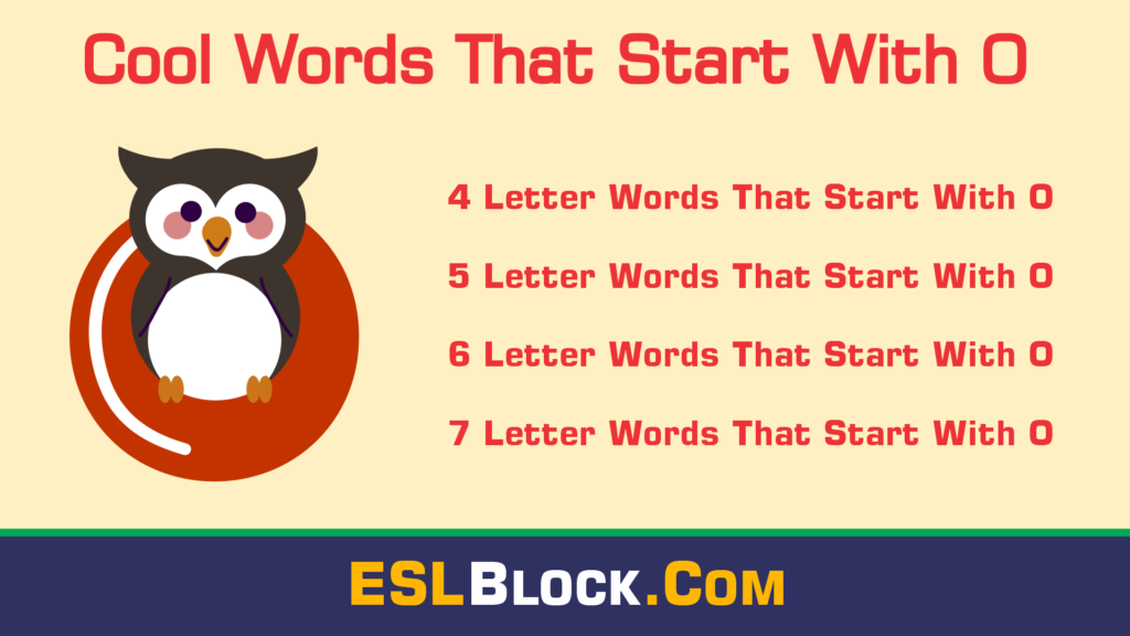 5 Letter Words That Start With O Archives - English as a Second Language