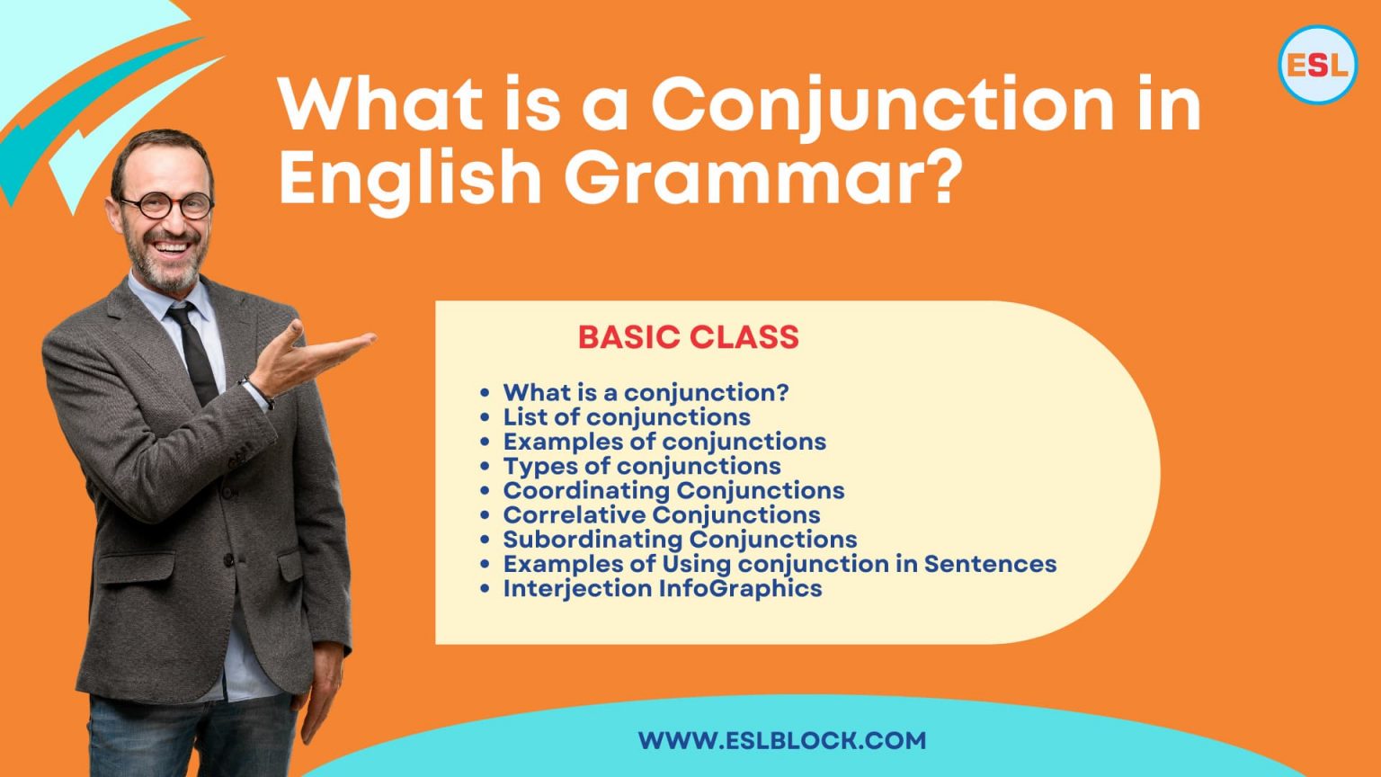 What is a Conjunction in English Grammar? - English as a Second Language