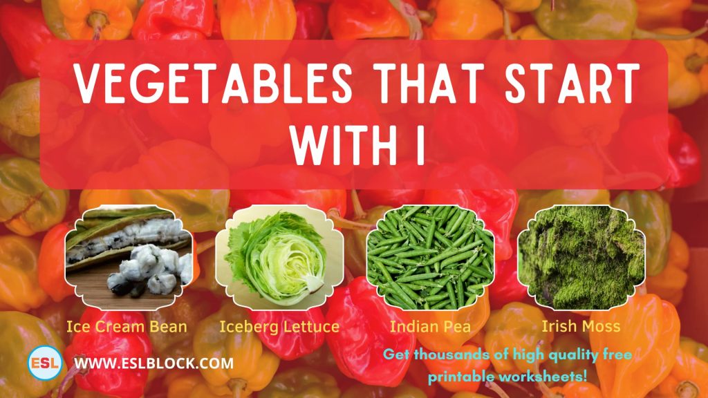 Vegetables That Start With J - English as a Second Language