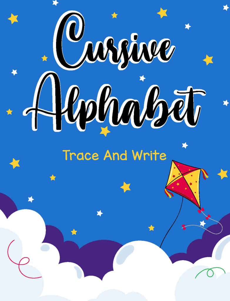 Cursive Alphabet Trace and Write Worksheets - English as a Second Language