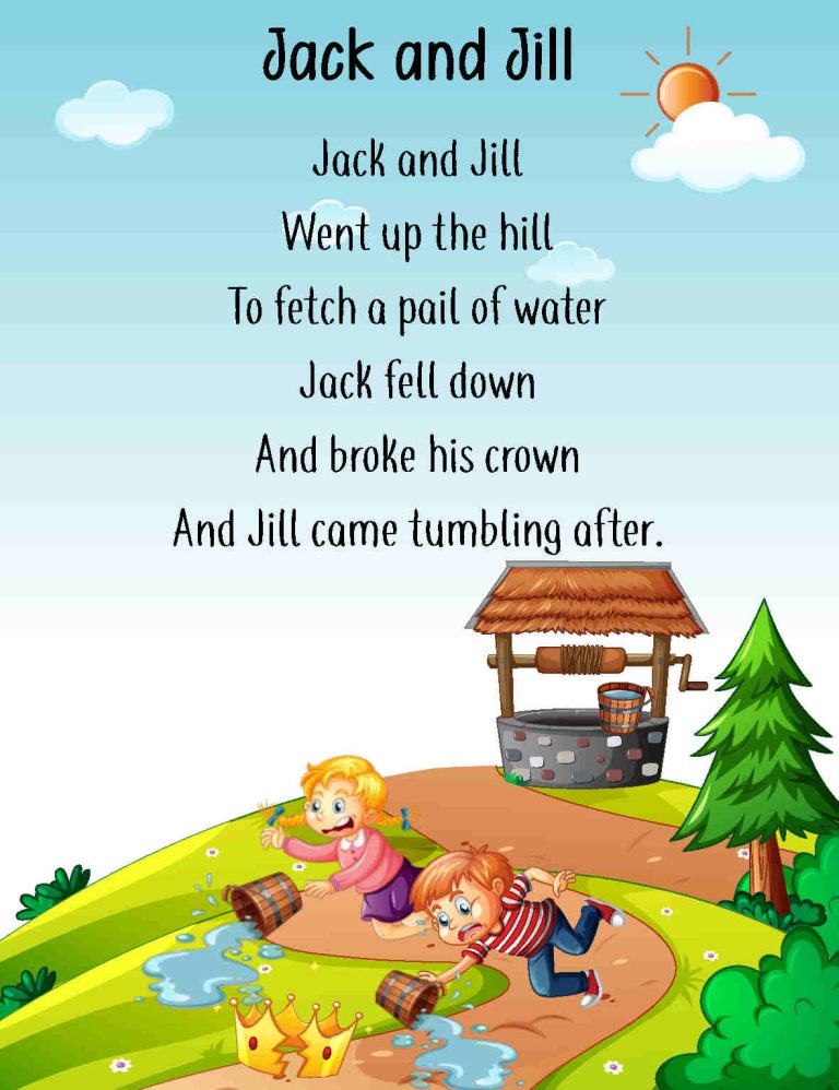 Nursery Rhyme Worksheets - English as a Second Language