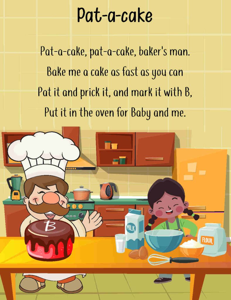 Nursery Rhyme Worksheets - English as a Second Language