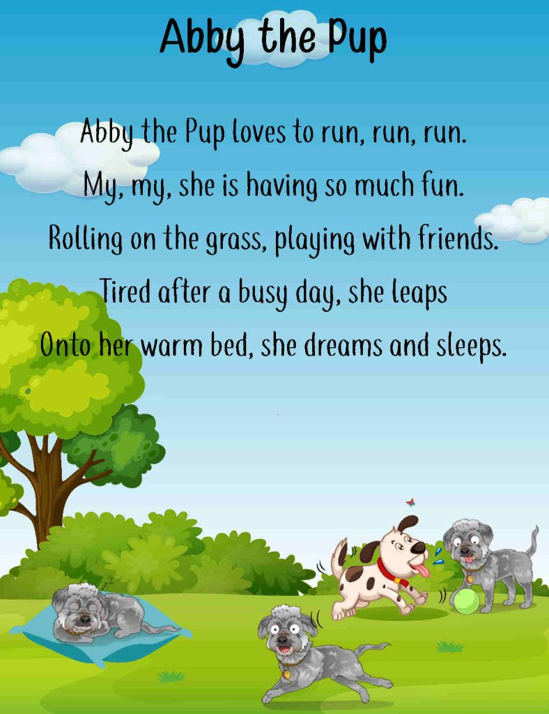 Nursery Rhyme Worksheets - English as a Second Language