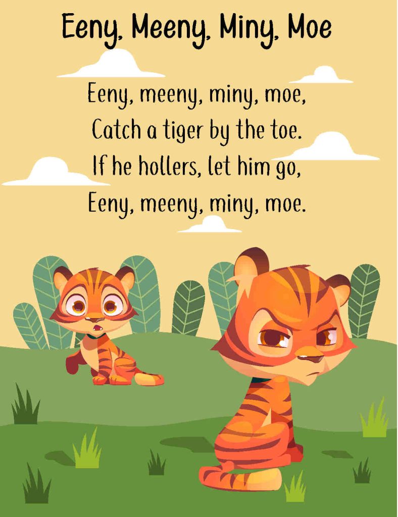 Nursery Rhyme Worksheets - English as a Second Language